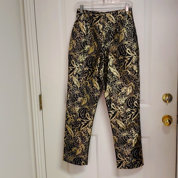 Lew Magram Collection | Pants & Jumpsuits | Vintage Lew Magram Metallic ...